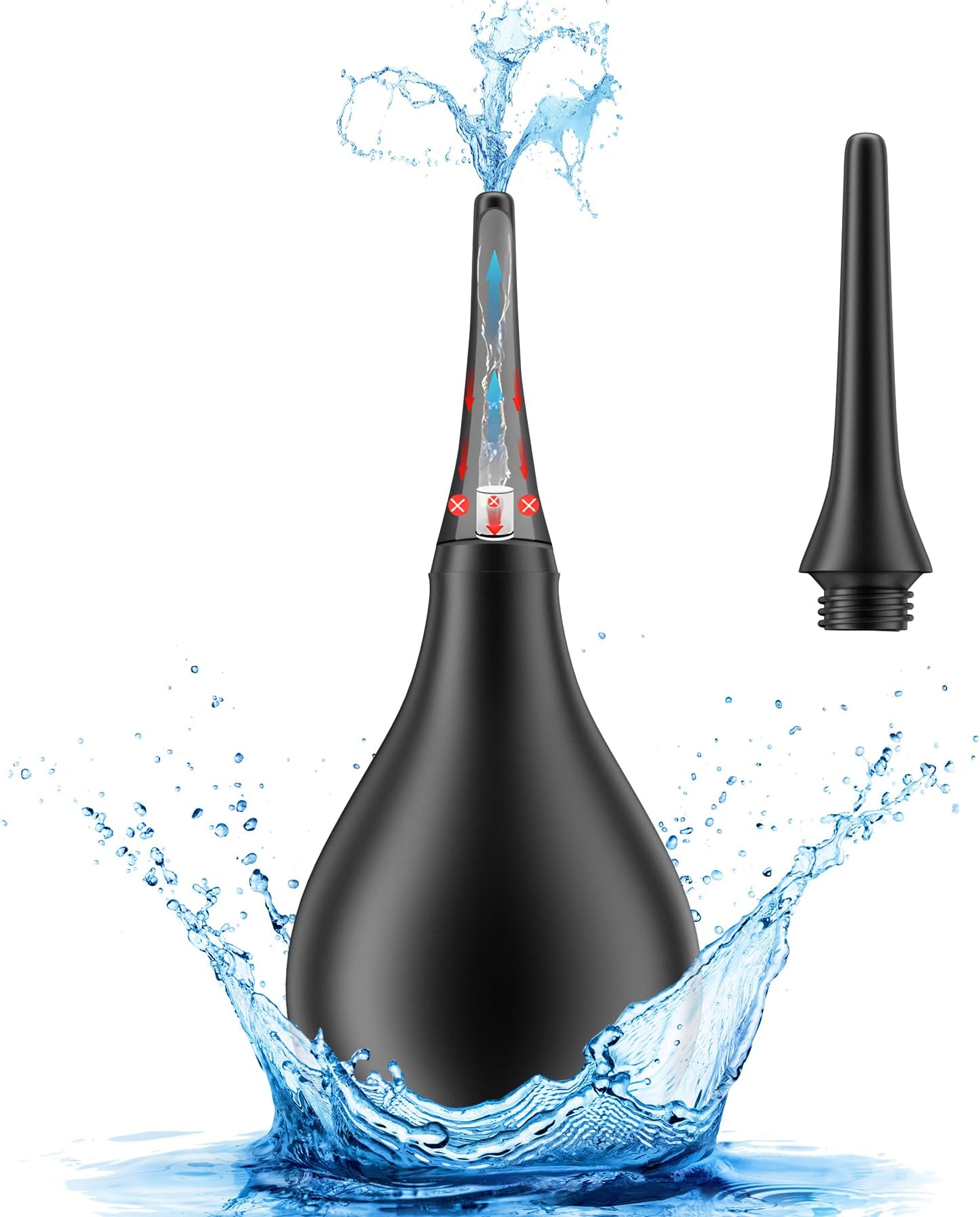 Amazon.com: Enema Douche Anti Back-Flow New Design,Enema Bulb with 2 ...