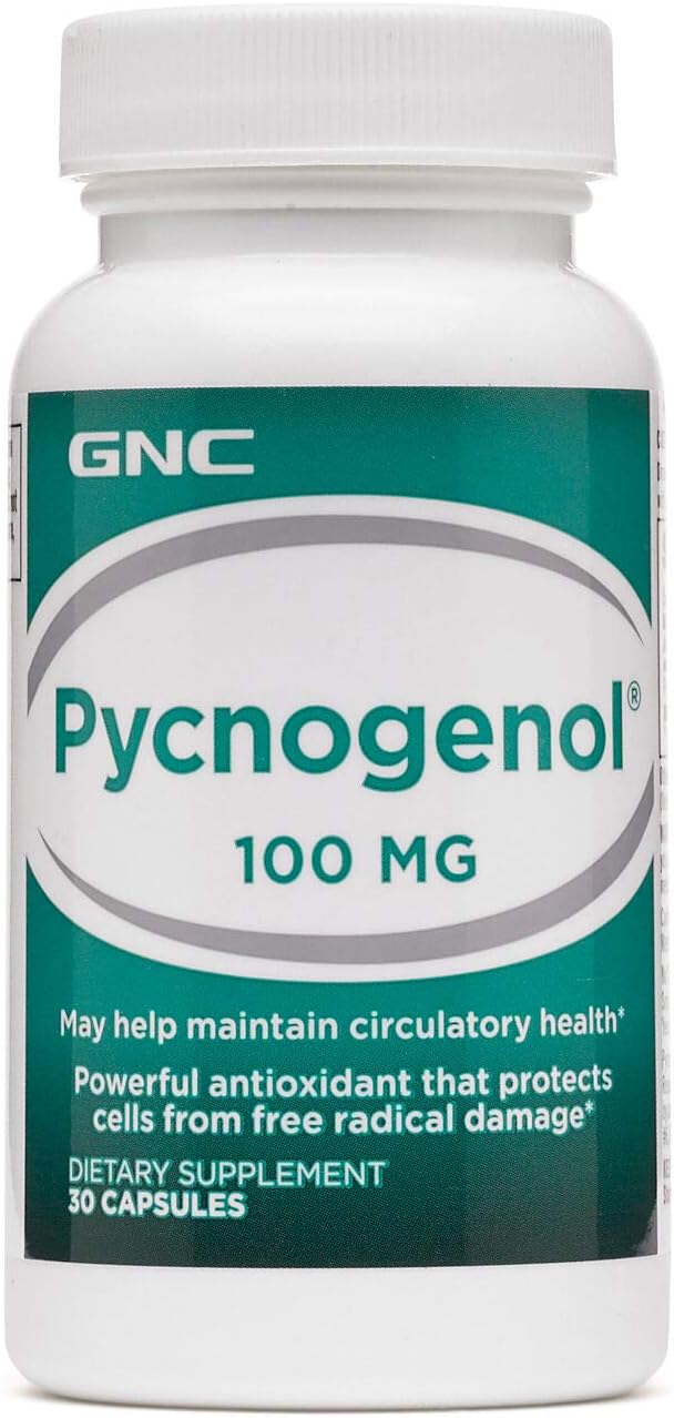 GNC Pycnogenol Potente antioxidante para salud circulatoria – 100 ...