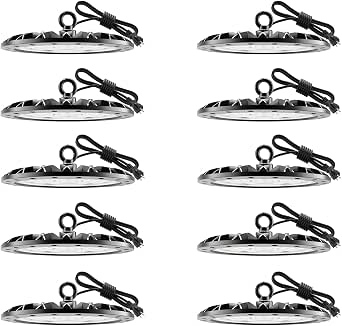 loyal LED High Bay Shop Lights: UFO Dimmable Commercial Lighting 6000K ...