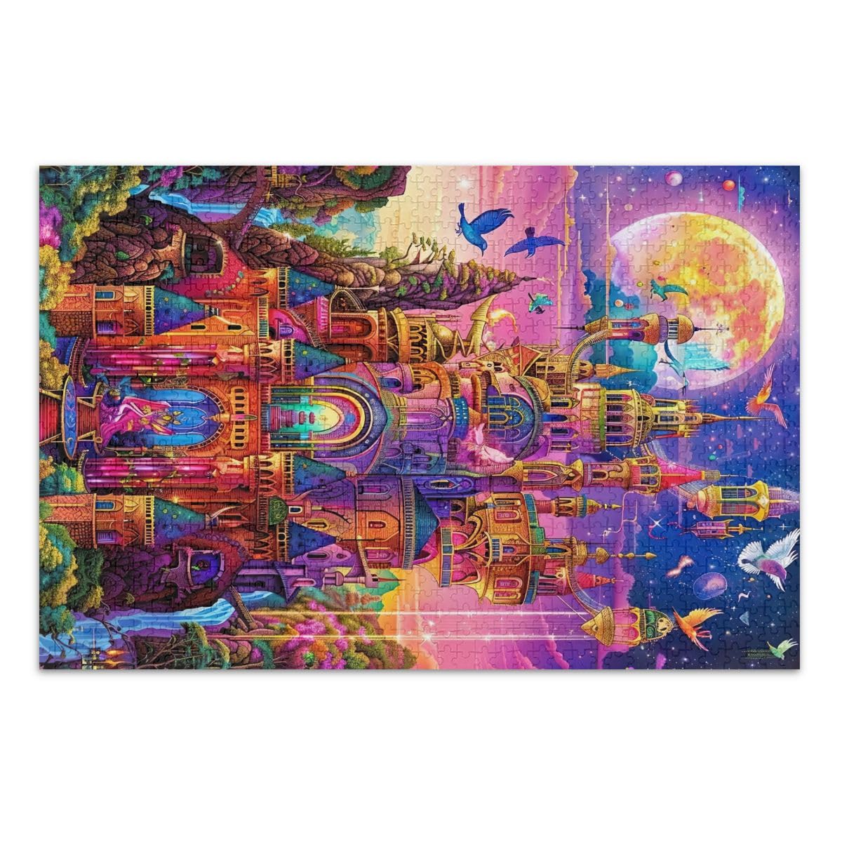 Amazon.com: Castle of The Sun Puzzles Adult with Letters on Back 1000 ...