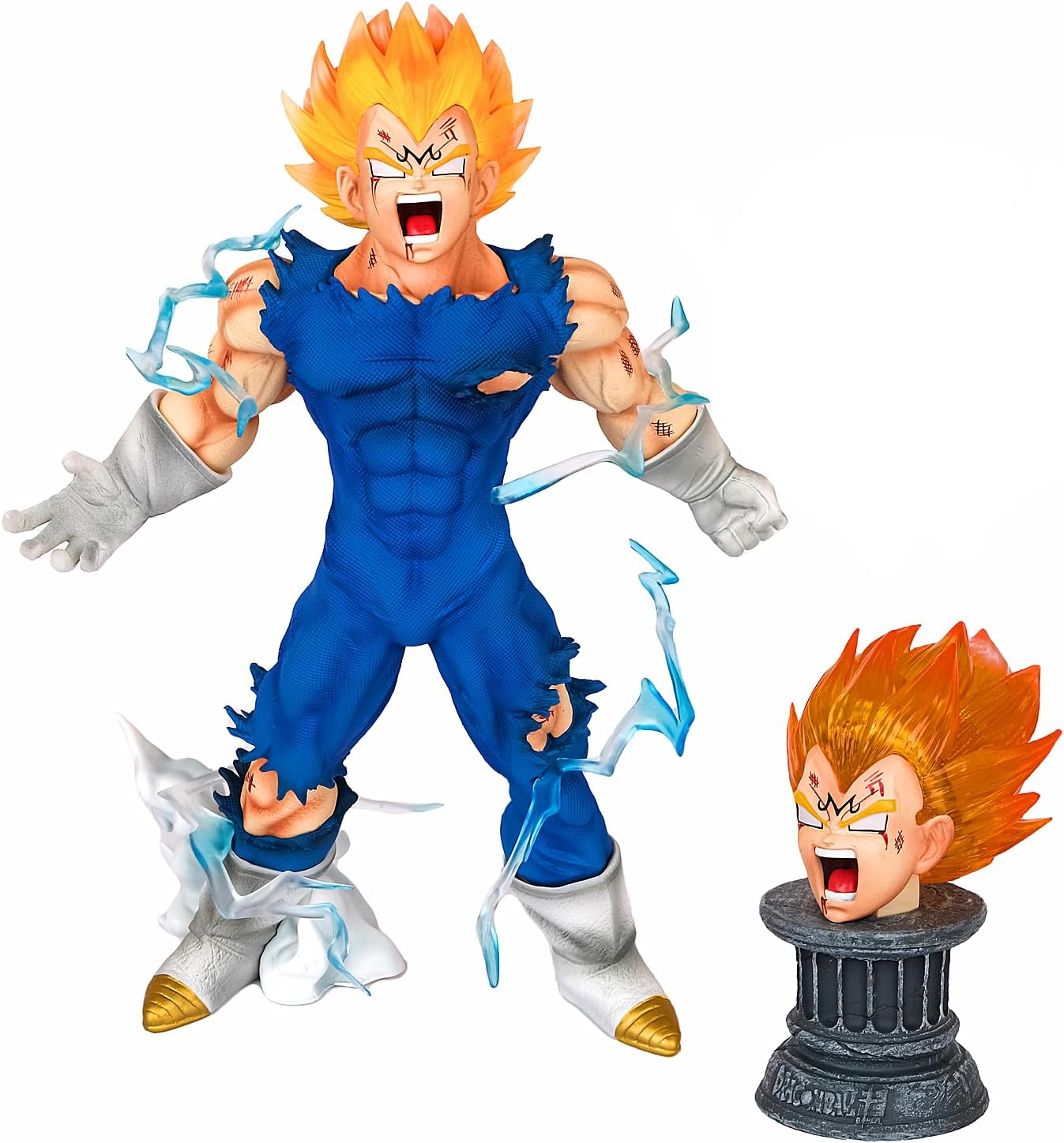 Amazon.com: KELAKE GK Majin Vegeta Figure Statue Figurine DZB Vegeta ...
