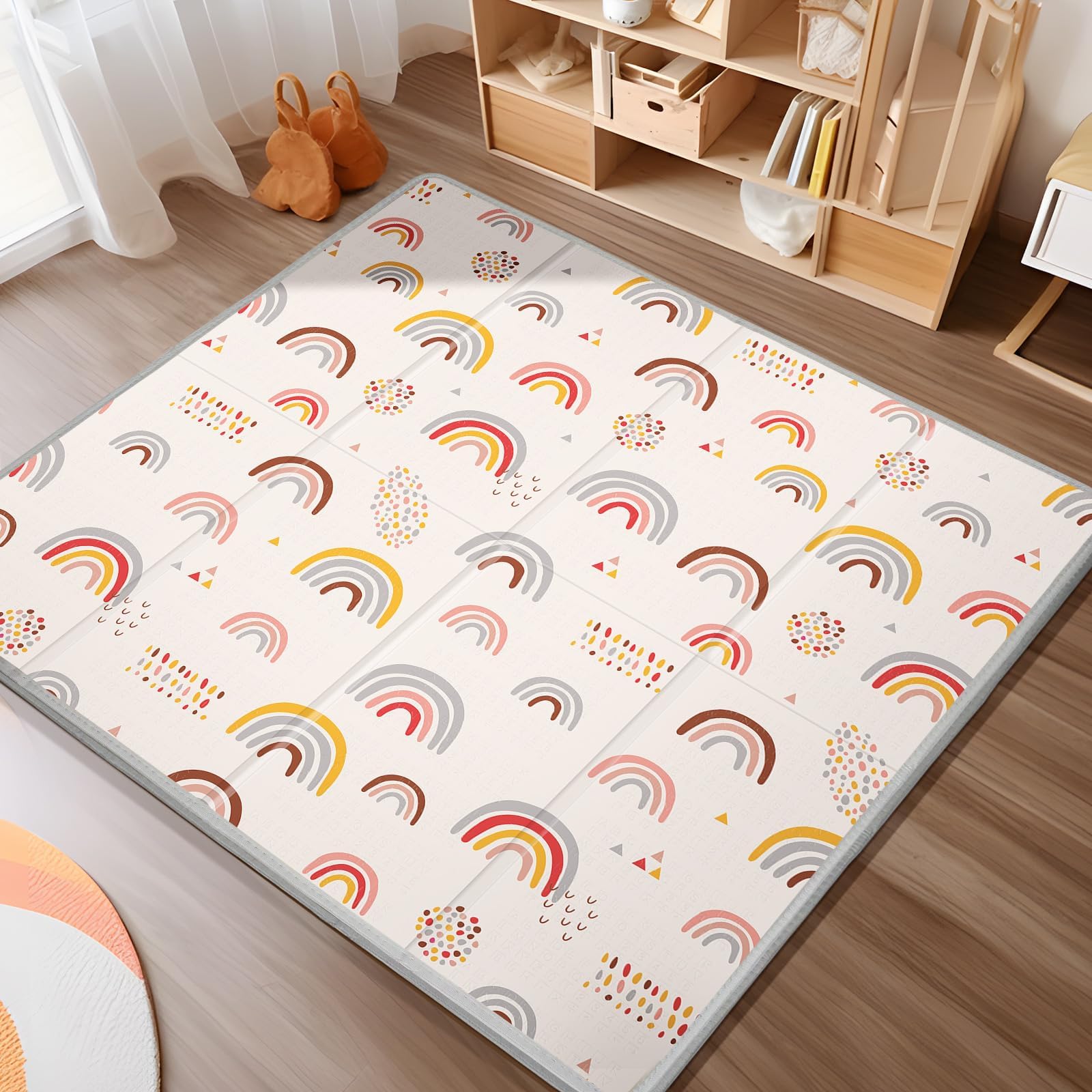 Amazon.com : PIGLOG Baby Play Mat, Middle 59X59" Playmat for Playpen, 0 ...