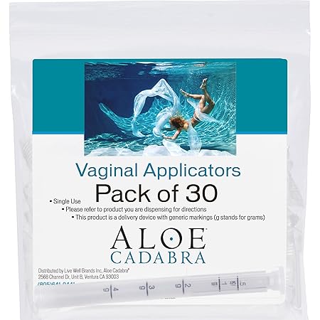 Amazon.com : Seroflora Disposable Vaginal Cream Applicators - Fits ...