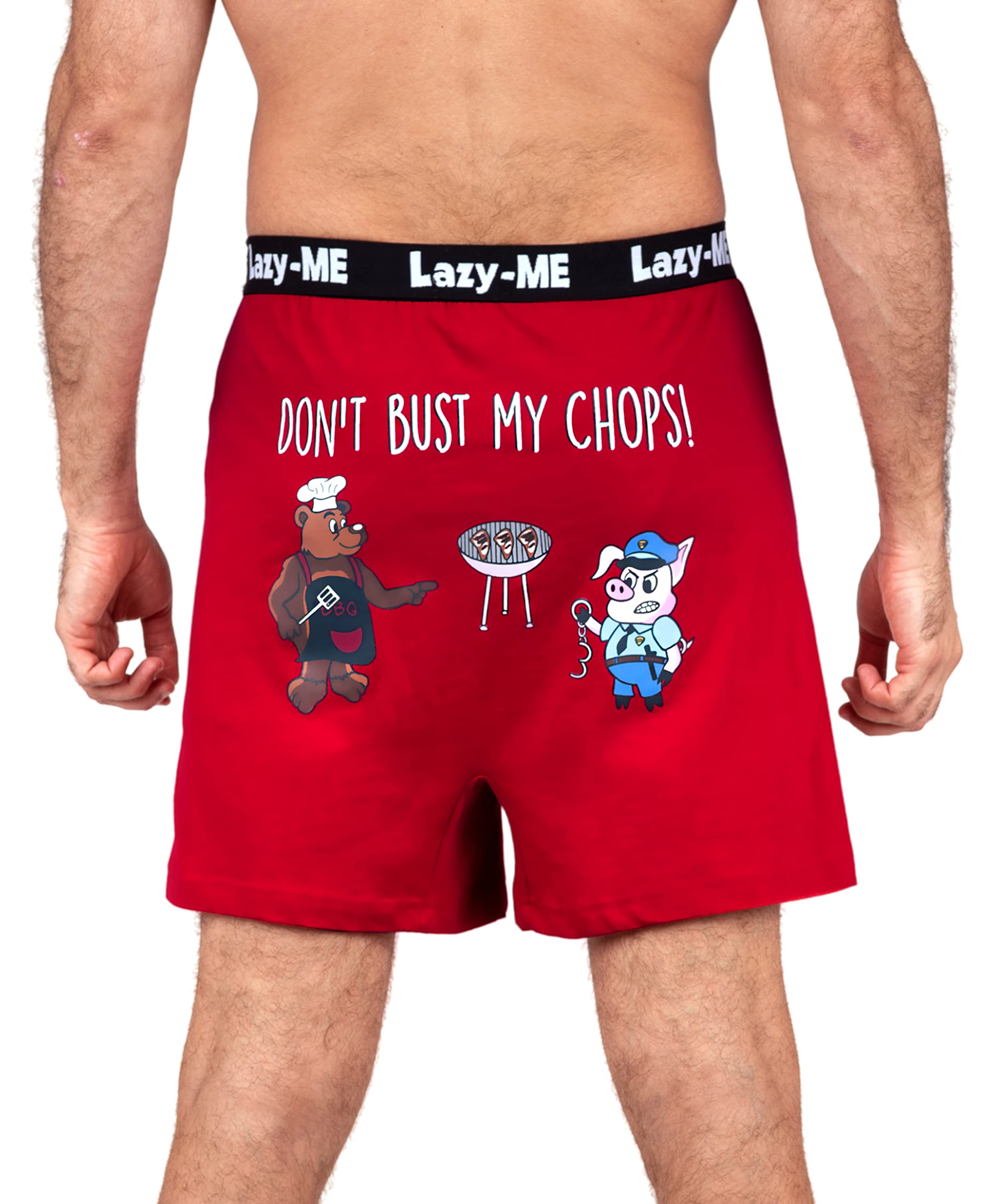 Snapklik.com : Prestigez Mens Lazy Me Novelty Funny Boxer Shorts ...