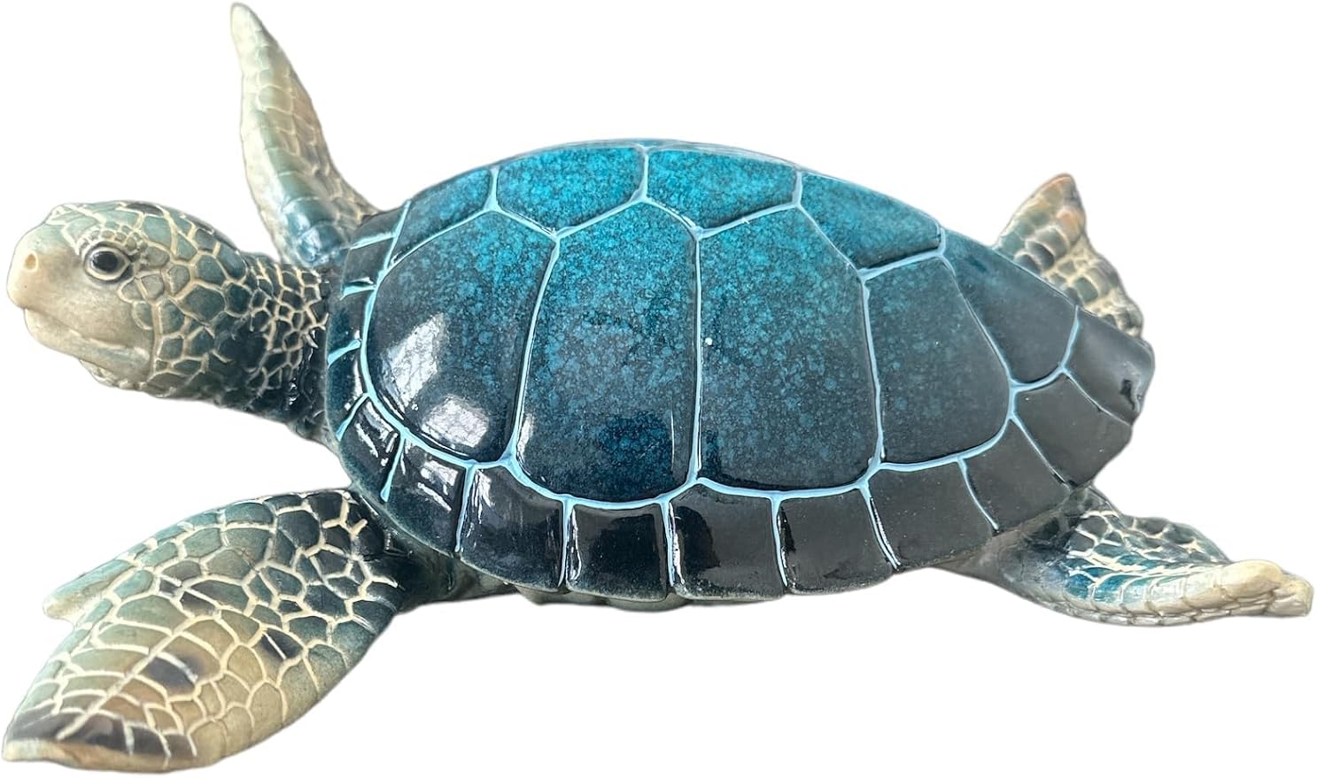 Amazon.com: Aqua Allure Sea Turtle Decor Collectible Figurine Statue ...