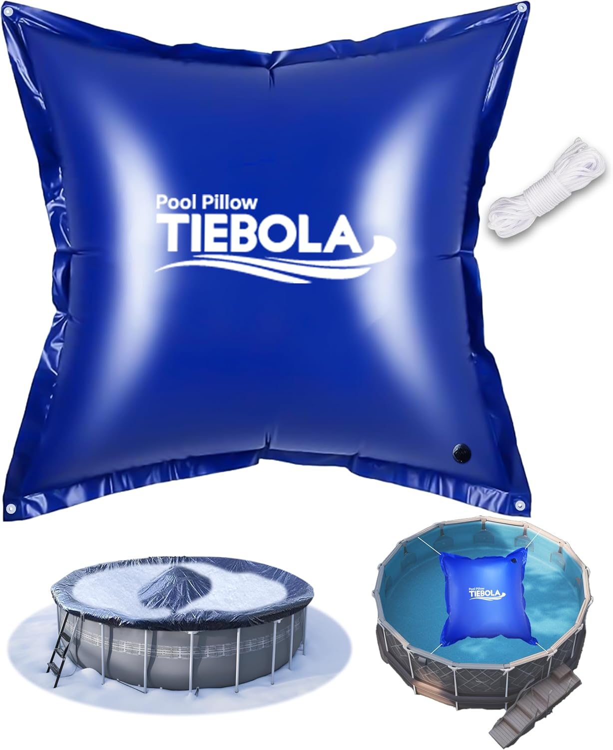 Amazon.com : TIEBOLA 5x5 Ft Pool Air Pillow for Above Ground Pool ...