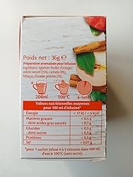 Elephant Elephant infusion pomme cannelle 20 sachets 36g - La boite de ...