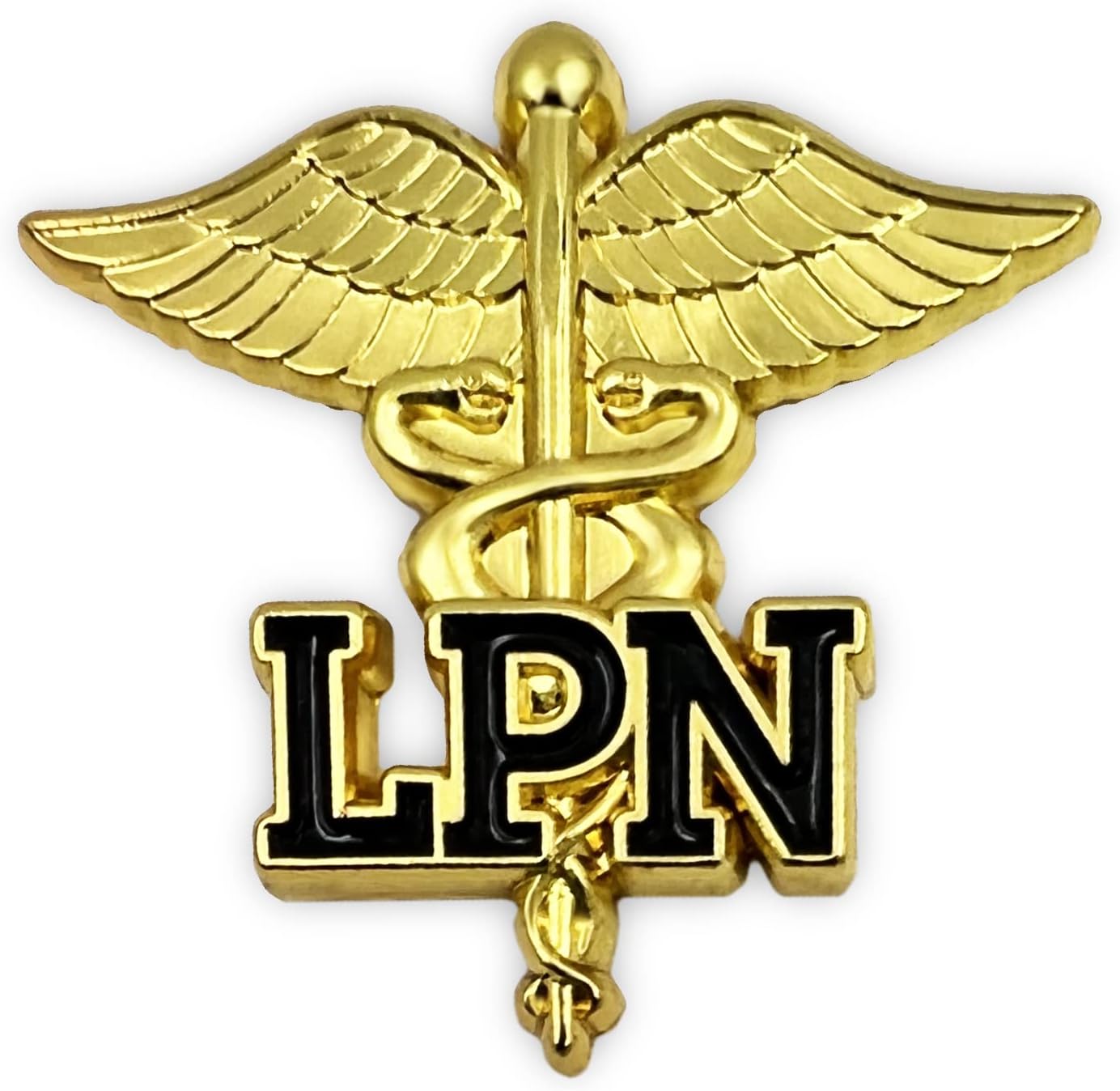 Amazon.com: Prestige Medical Emblem Pin, CNA (Letters on Caduceus ...