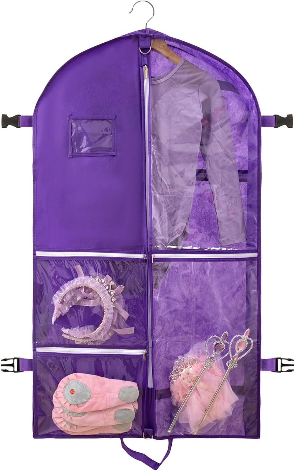 Amazon.com: 2-Piece Garment Bags for Travel - Dance Costume Bags ...