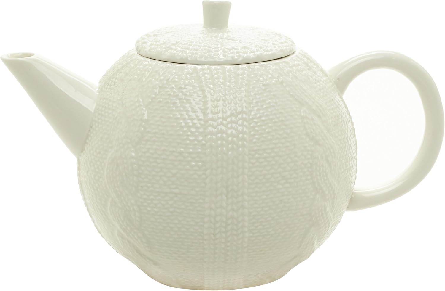 Amazon.com: Classic Coffee & Tea Sweater Teapot, 40.0-Ounce, White ...