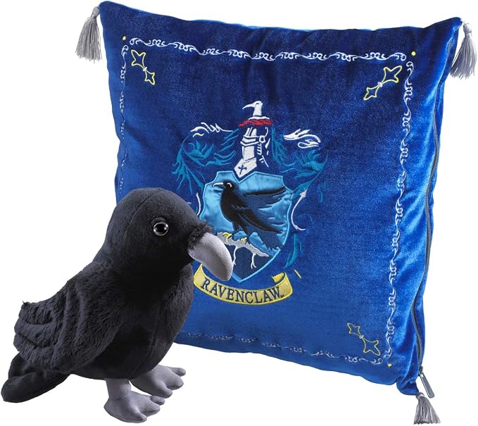 The Noble Collection Ravenclaw House Mascot & Cushion Officially ...