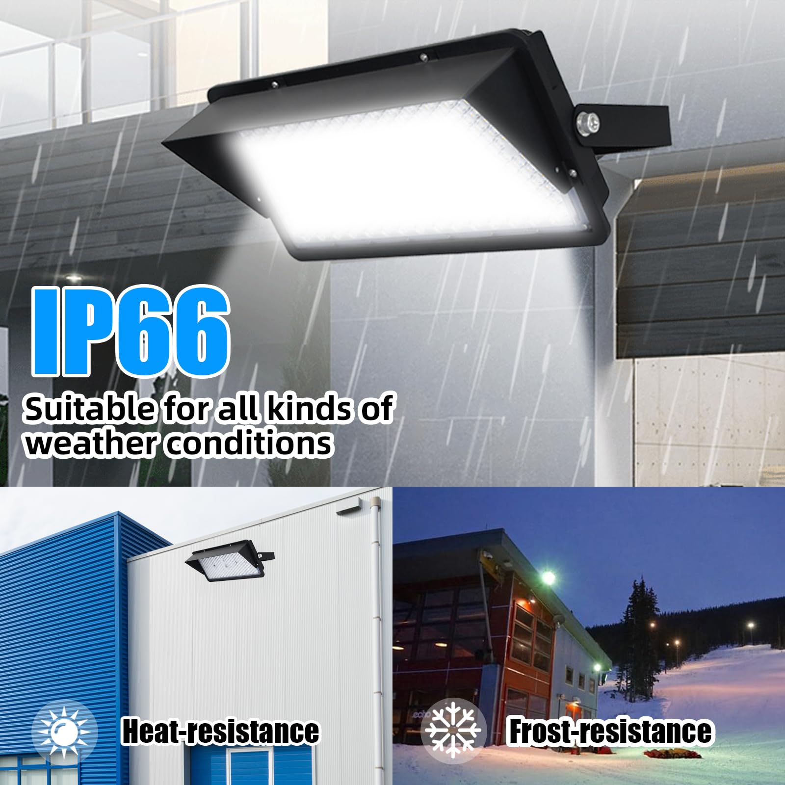 Building Mounted Flood Lighting 90W LED Flood Lights Outdoor Security