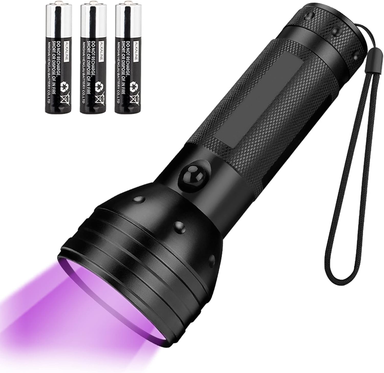 Vagocom Black Light UV Flashlight,51 LED 395nm Blacklight Large ...
