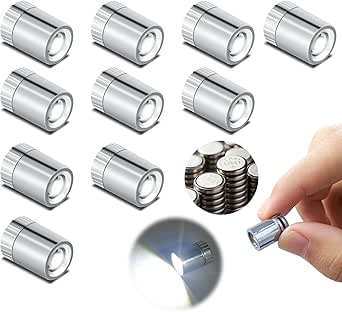 Mini LED Lights, 10 PCS Small Spotlight Battery Operated Tiny SMD Lamp ...