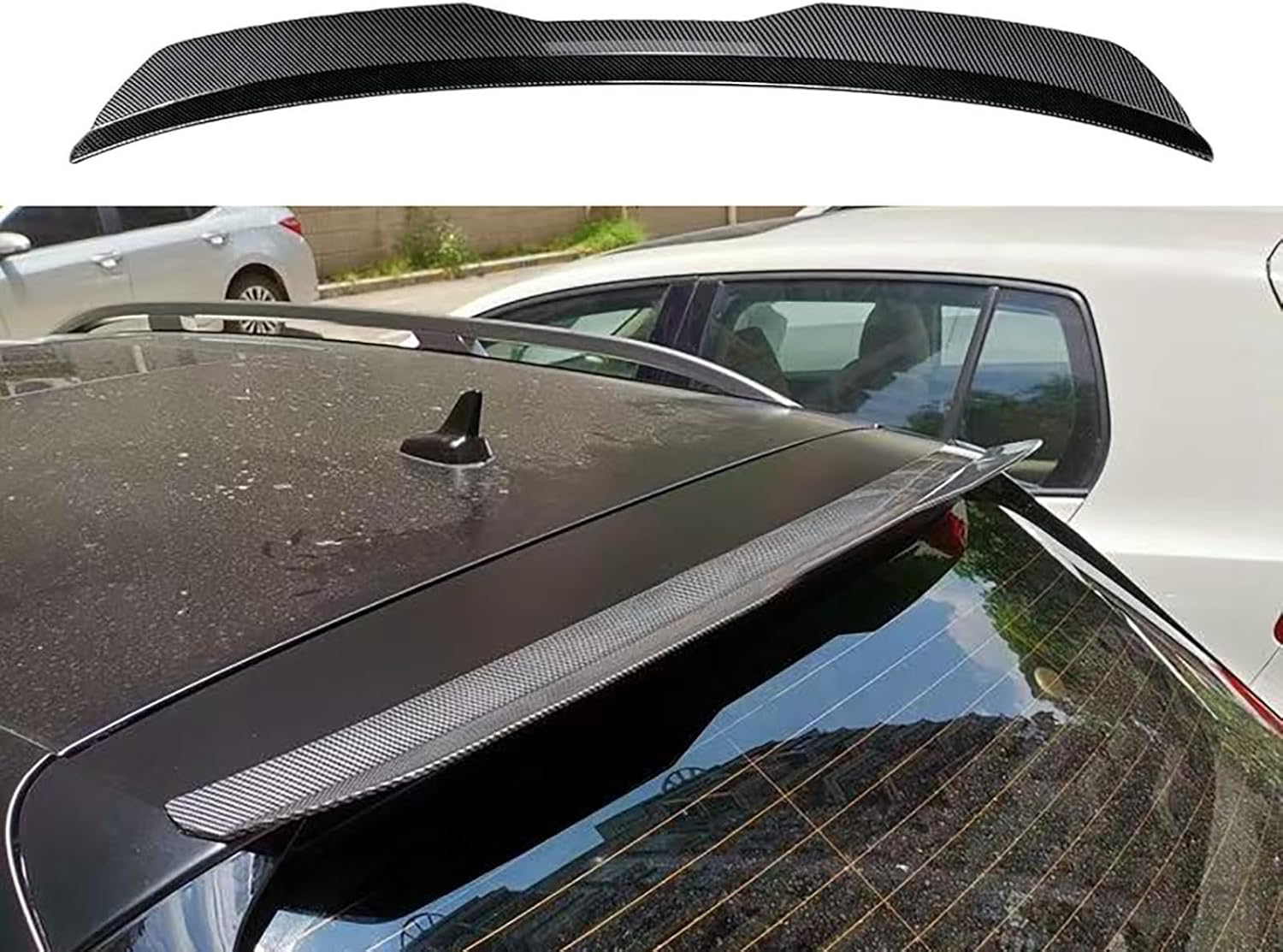LJJHFCD Car Rear Spoilers for Jeep Avenger 2022-2025, ABS Roof Trunk ...