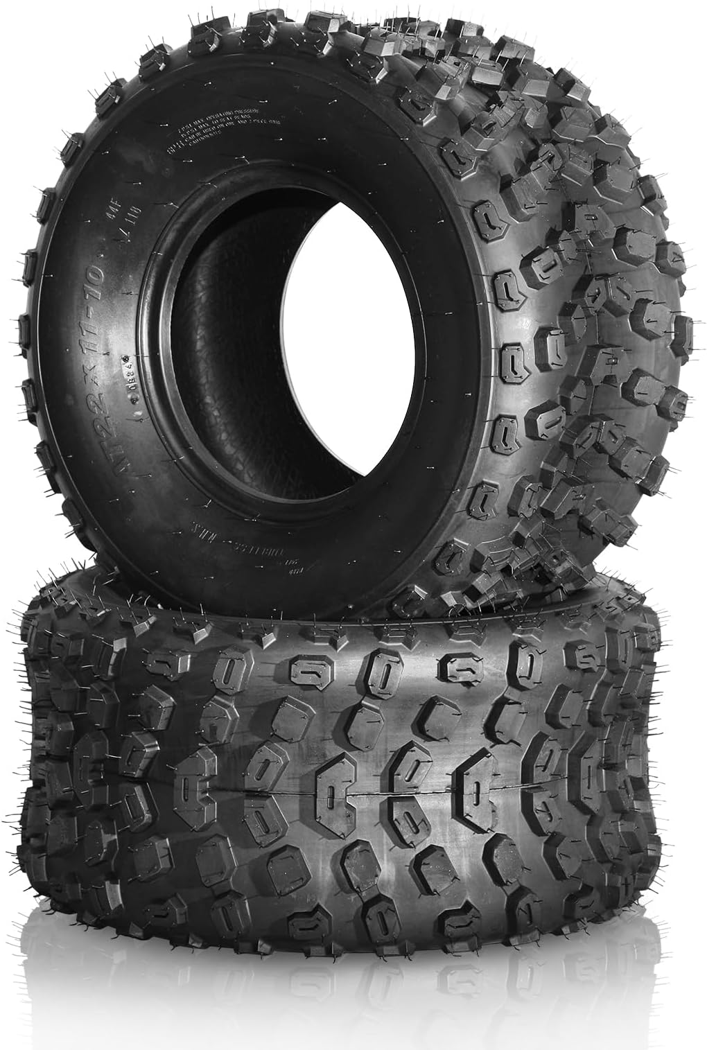Amazon.com: [Set of 2] SunF 22x11-10 22x11x10 ATV UTV Tires 4 Ply Golf ...