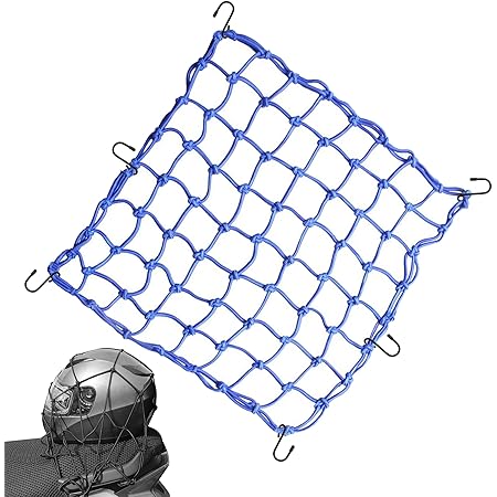 Amazon.com: E-RIDING 15.7"x15.7" Motorcycle Cargo Net | Heavy Duty ...