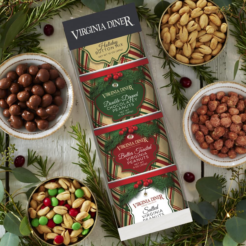 Amazon.com : Virginia Diner Holiday Plaid - Tower Gift Set (Salted ...
