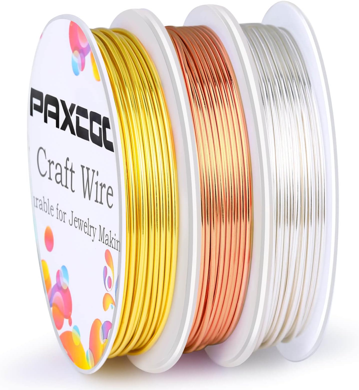 Amazon.com: 20 Gauge Jewelry Wire for Jewelry Making, Evatage 6 Rolls ...