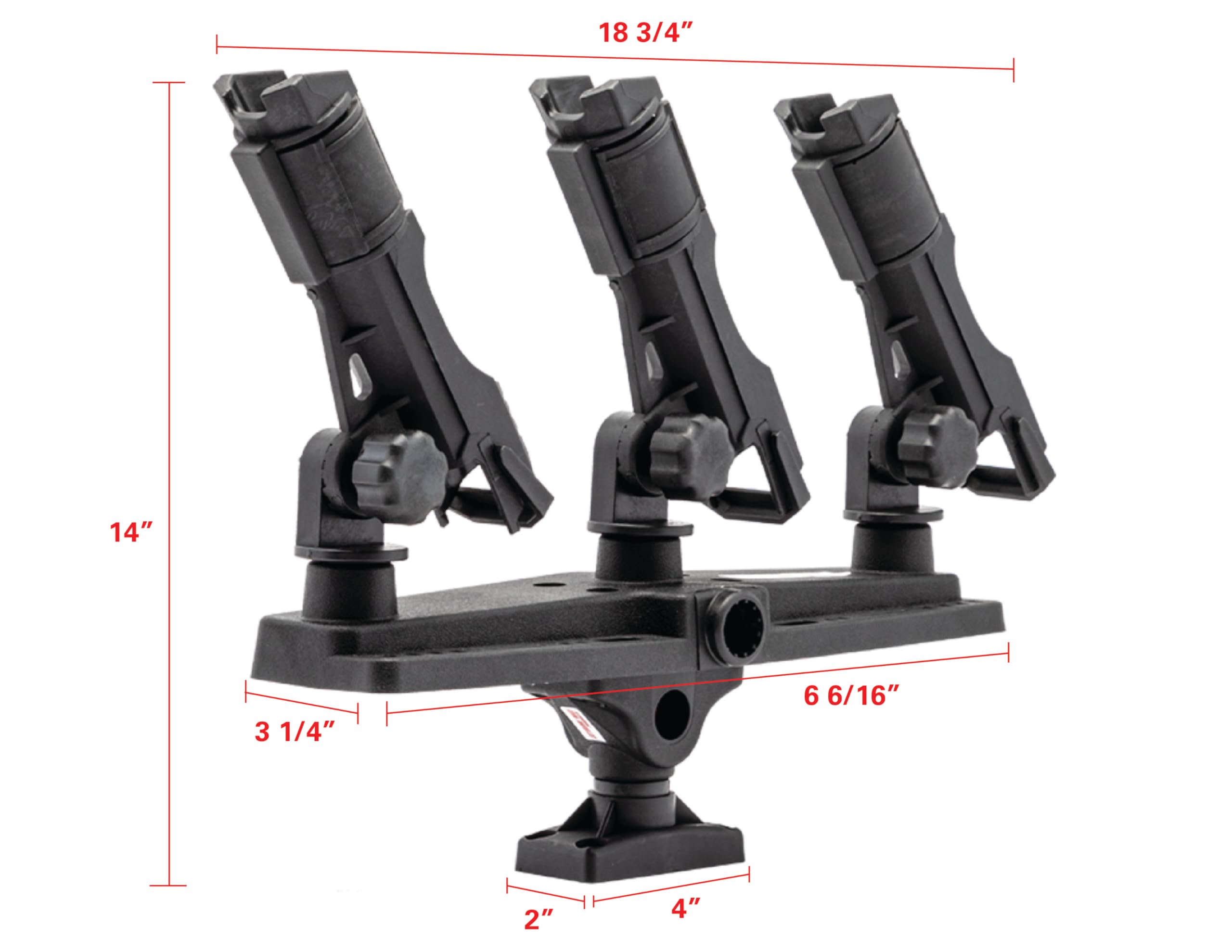 Scotty Triple Rod Holder