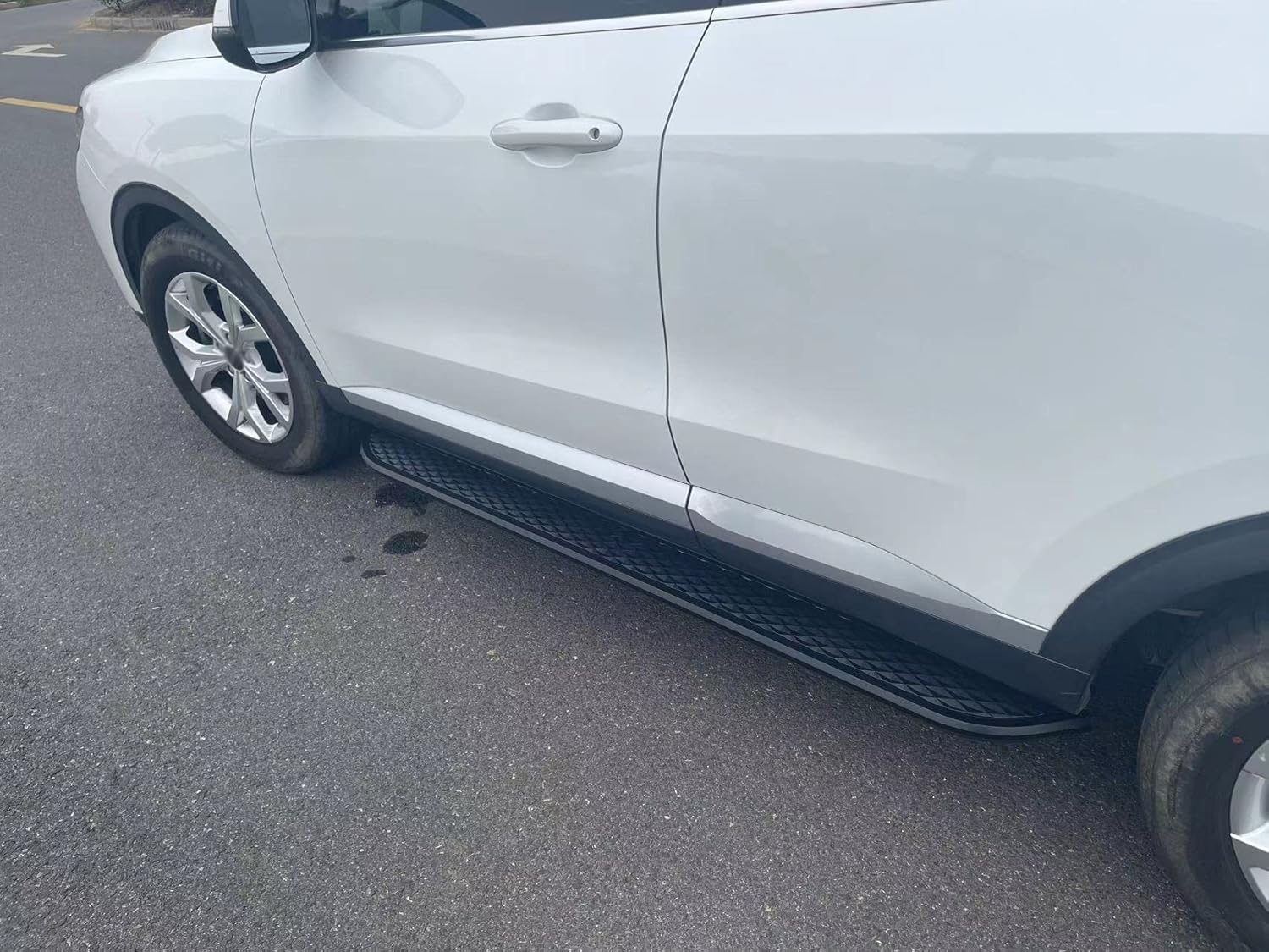 2pcs Aluminium Plastic Black Running Board Fits for Q8 2019 2020 2021 ...