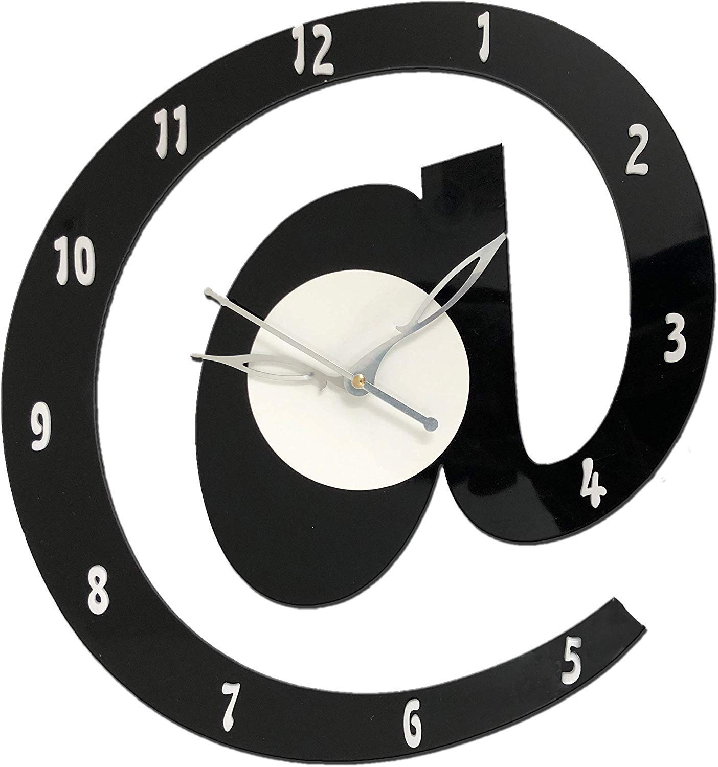 Buy Piaari Acrylic 3D Wall Mural Clock Size 12 X 12white Online At buy-piaari-acrylic-3d-wall-mural-clock-size-12-x-12white-online-at