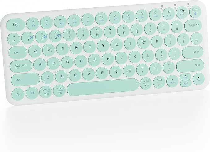 Amazon.com: Cloud-W Mini Bluetooth Keyboard - Multi-Device Portable ...