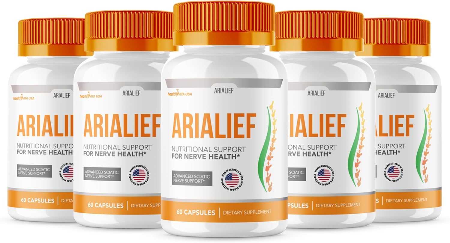 Amazon.com: (5 Pack) Arialief Capsules - Official Aria LIEF Pills ...