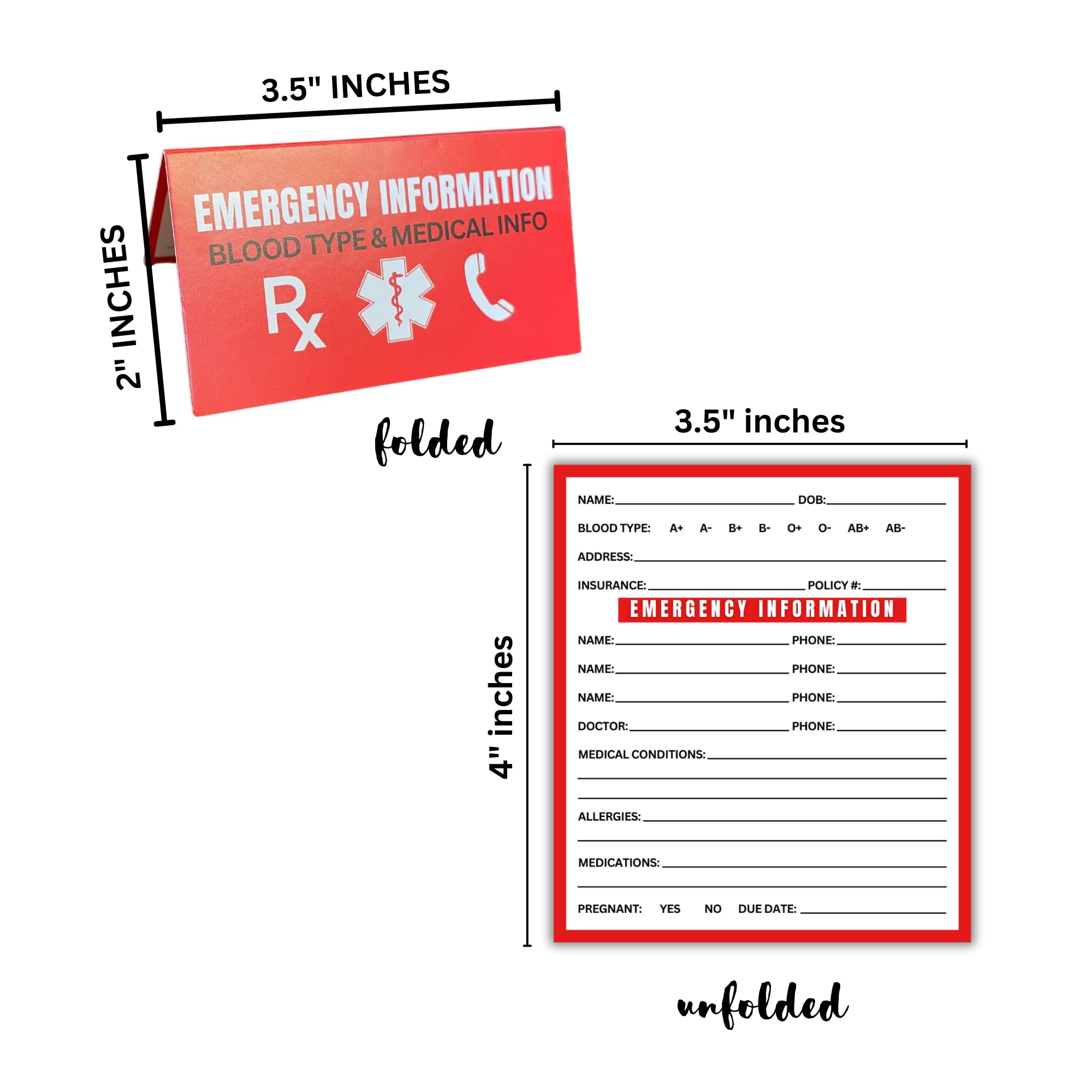 Emergency Medical Identification Card