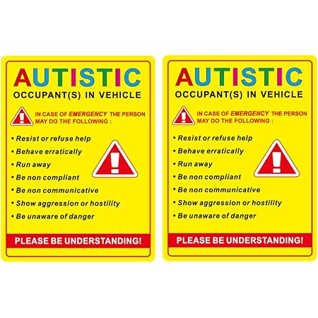 Amazon.com - eDesign 2-Pack Child with Autism Alert Responders and ...