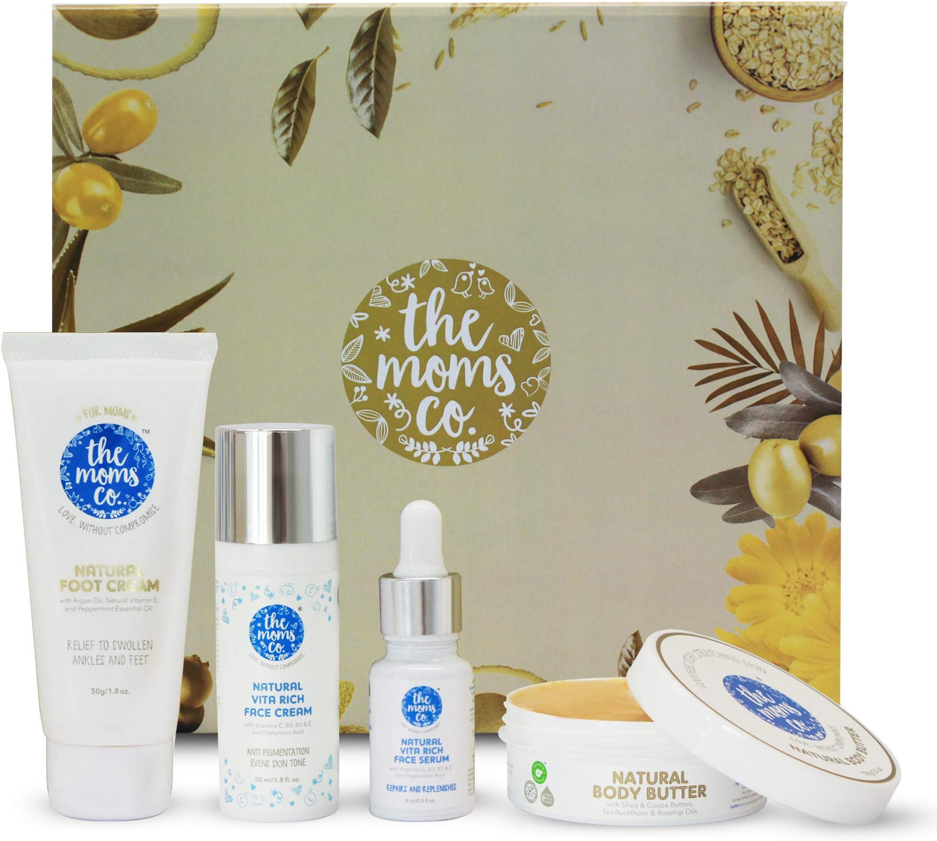 The Moms Co Pregnancy Gift Set,White : Amazon.in: Beauty