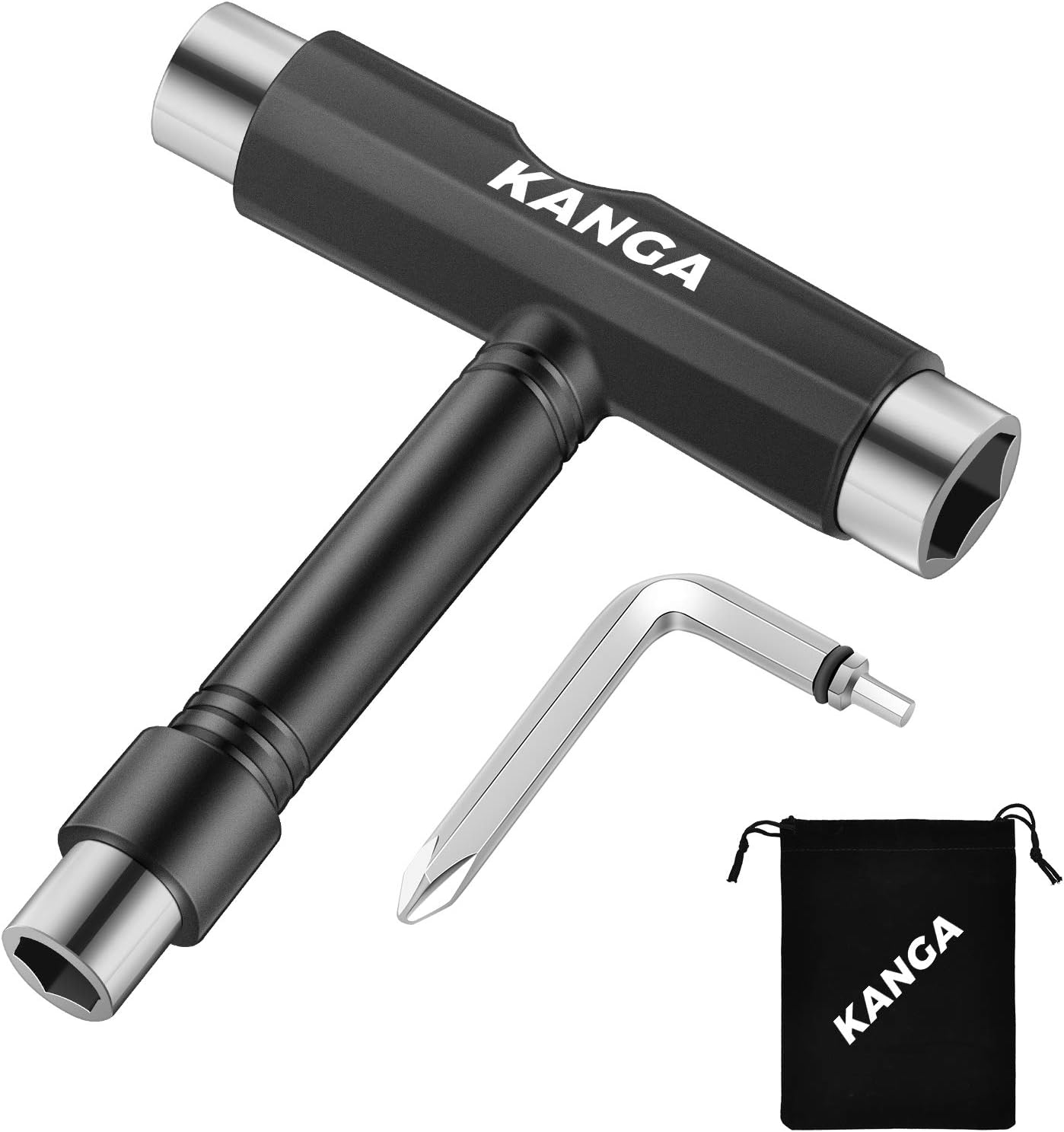 Amazon.com : Kanga All-in-One Skate Tool, Skateboard T-Tool Multi ...
