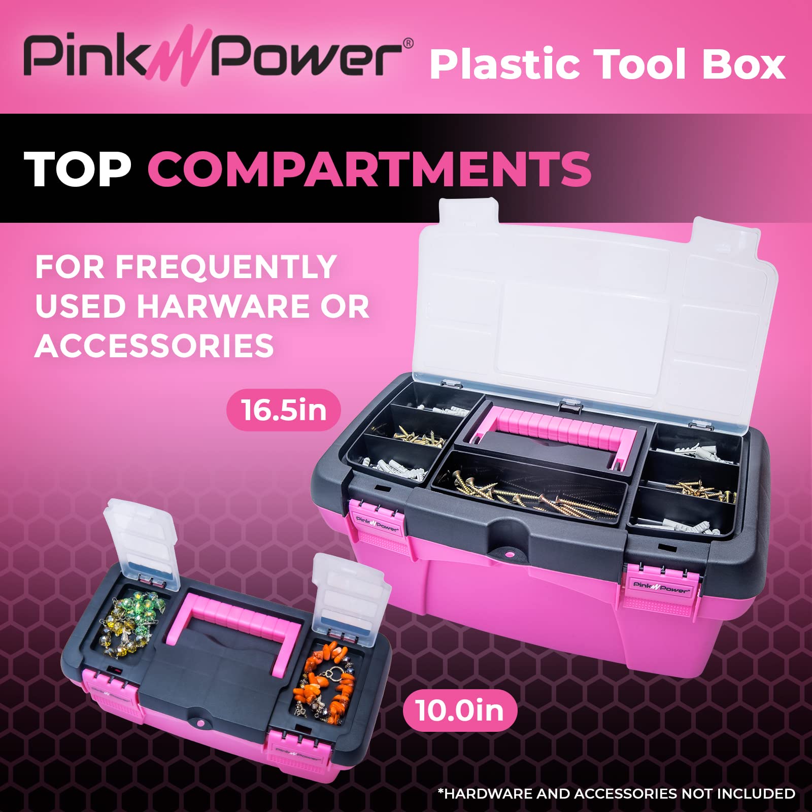 Snapklik.com : Pink Power Pink Tool Box For Women - Sewing, Art & Craft ...