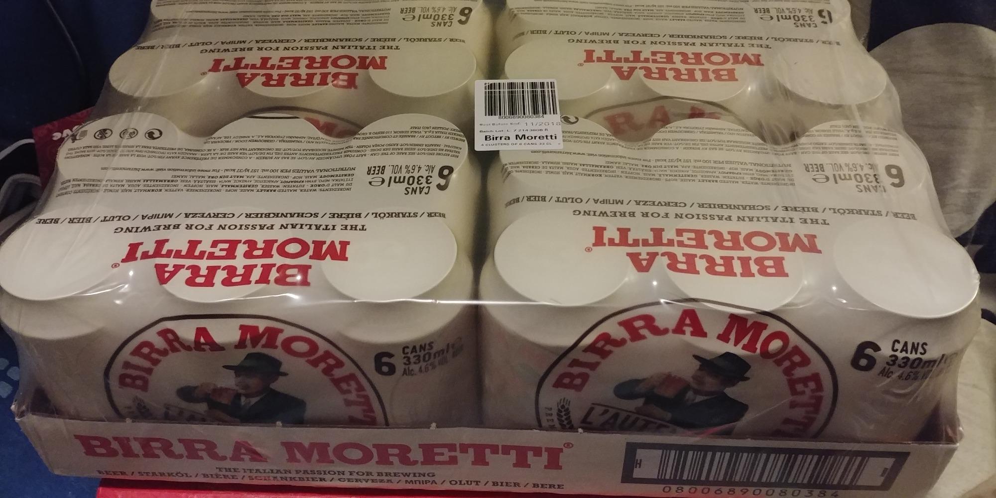 Birra Moretti Lager Beer 660ml Bottle : Amazon.co.uk: Grocery