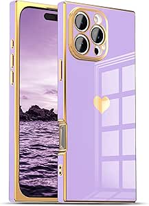 Amazon.com: IAIYOXI Case for iPhone 15 Pro Max Purple Compatible with iPhone 15 Pro Max ...