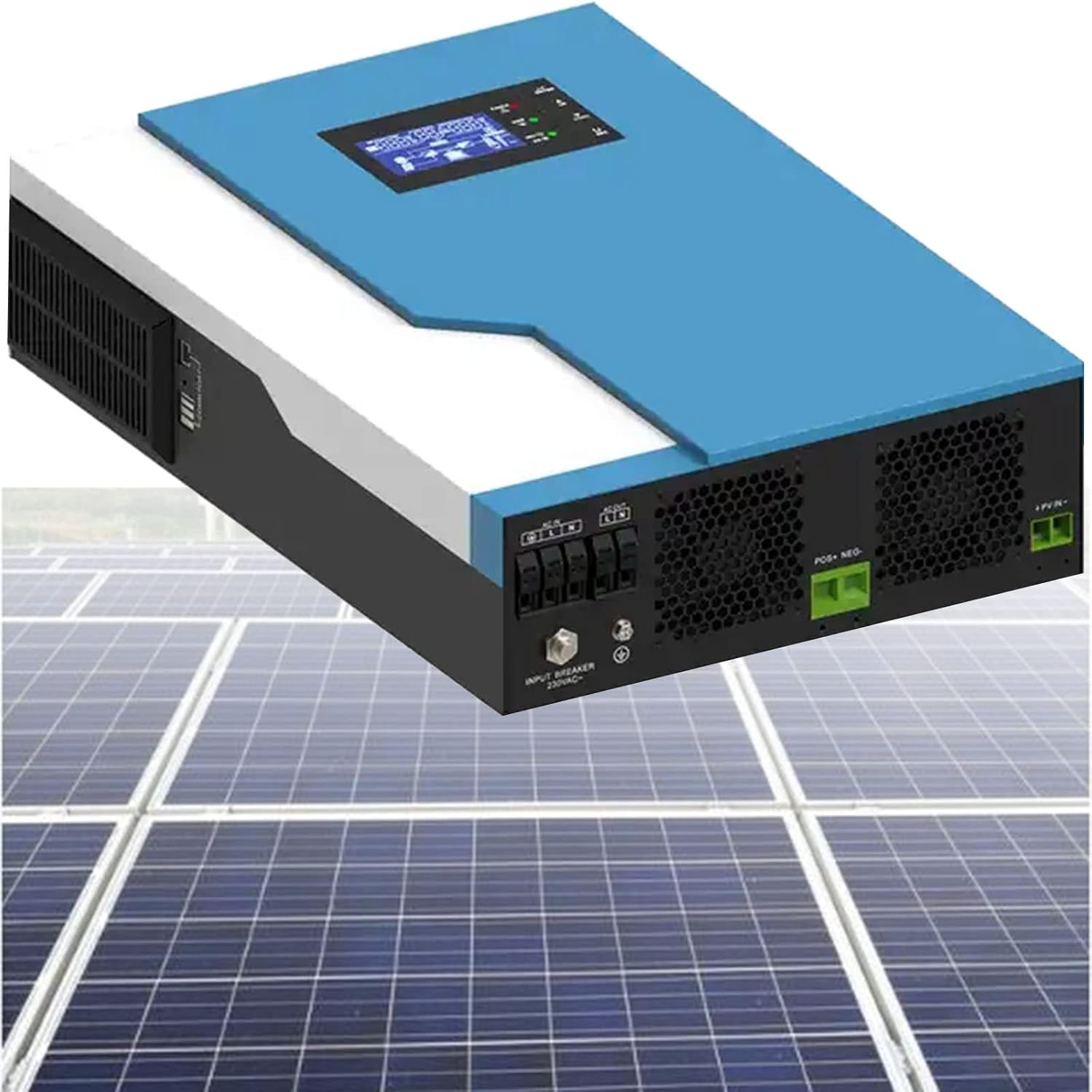 48V 5500W Off-Grid Solar Inverter Charger,Pure Sine Wave Inverter Built ...