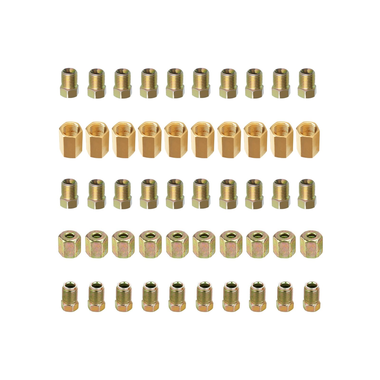 3/16" Brake Pipe Fittings Set for 4.75mm SAE Flaring Brake Line Kit ...