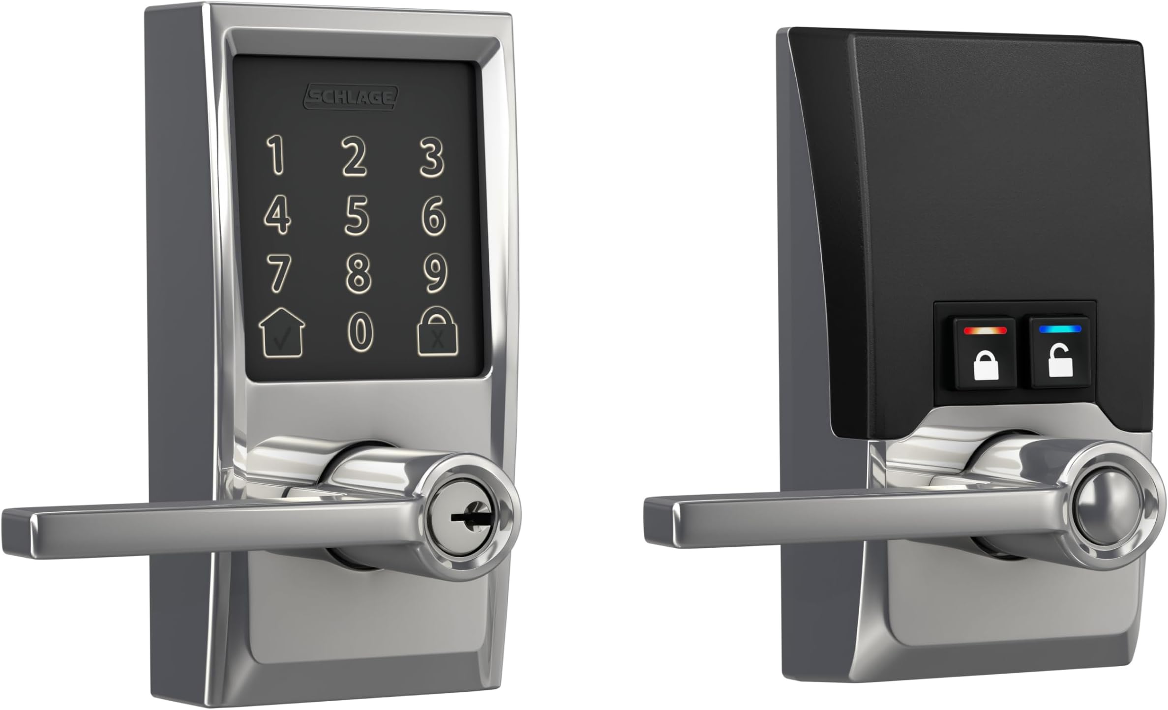 Schlage FE789WBCEN622LAT Encode Century WiFi Latitude Lever Smart ...