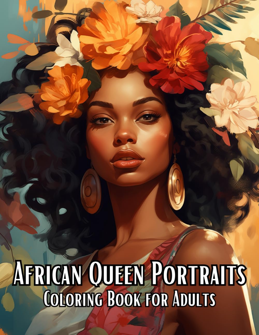 Amazon.com: African Queen Portraits Coloring Book for Adults: An Adult ...