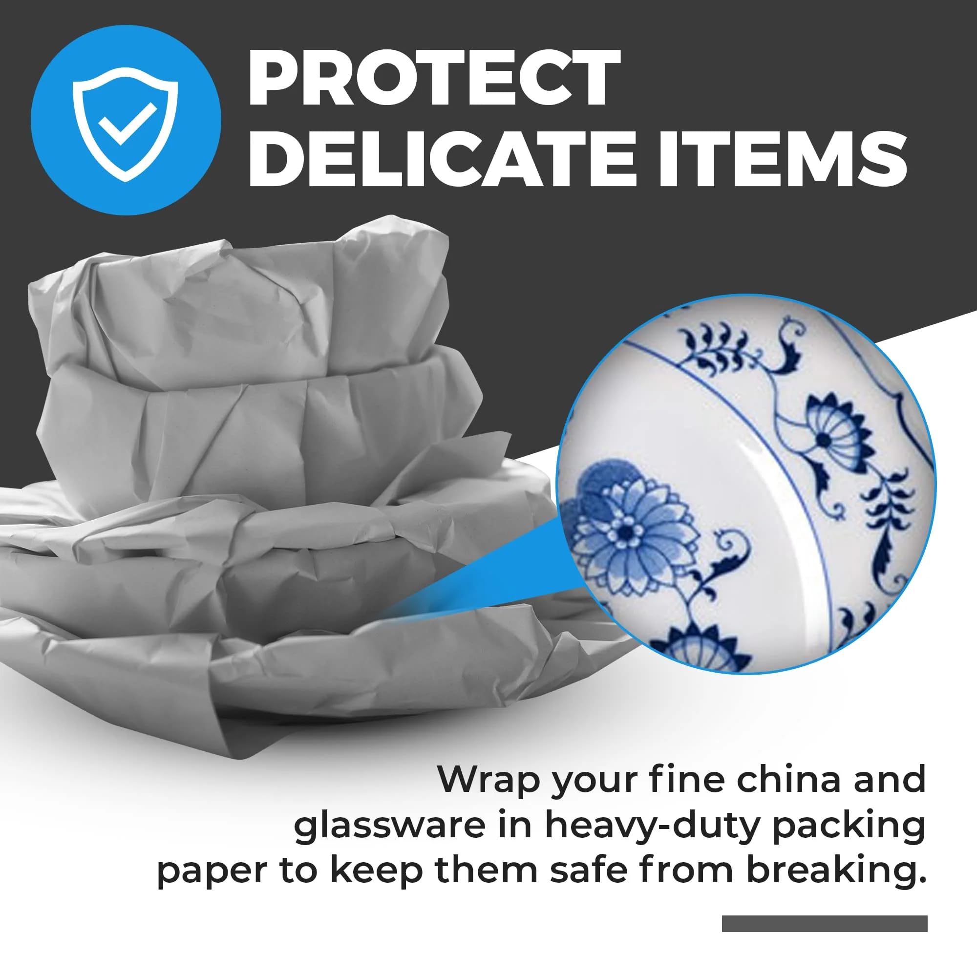 Snapklik.com : Bryco Goods Newsprint Packing Paper Sheets For Moving ...