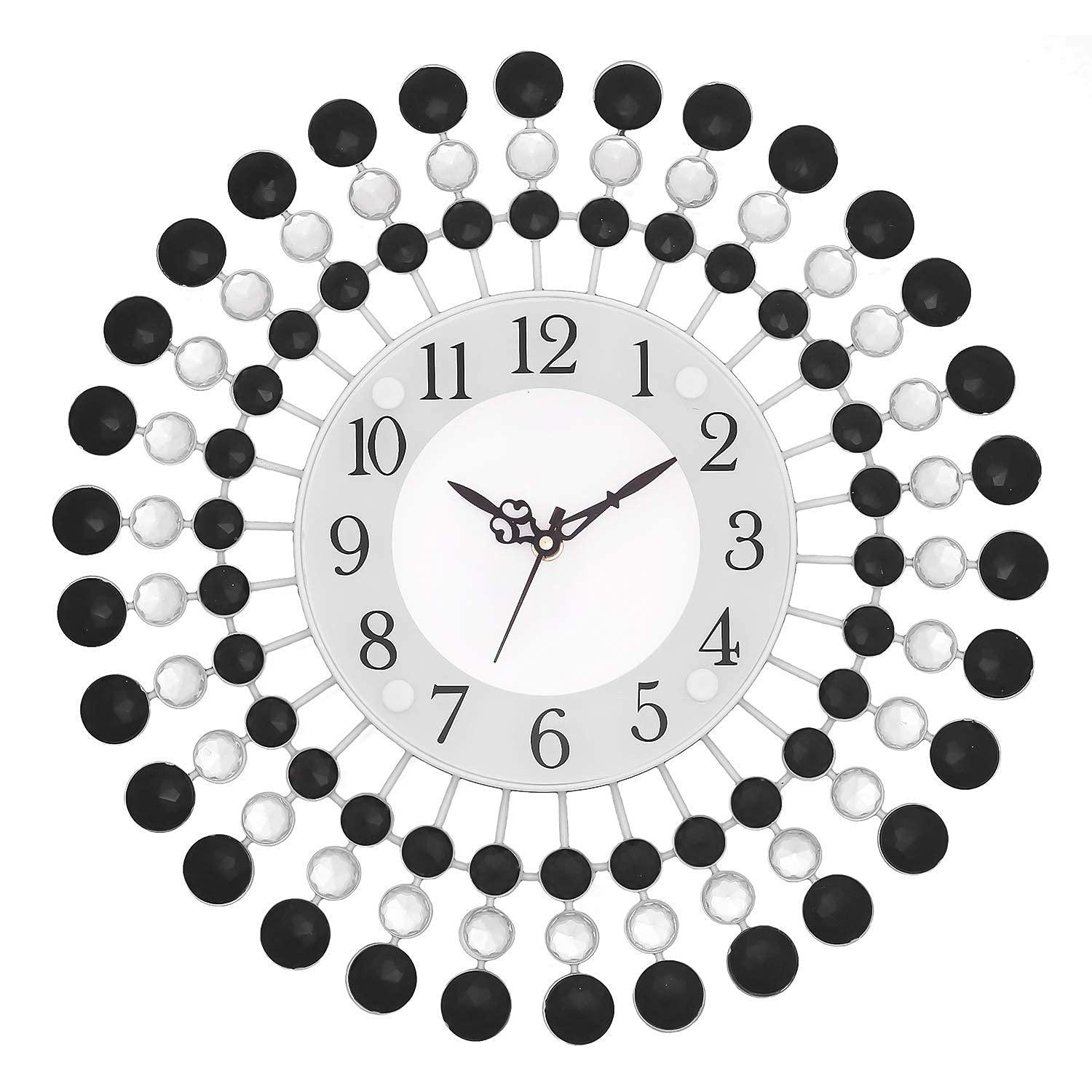 Buy Ancient Clock Makers Decorative Floral Design Crystal Metal Round buy-ancient-clock-makers-decorative-floral-design-crystal-metal-round