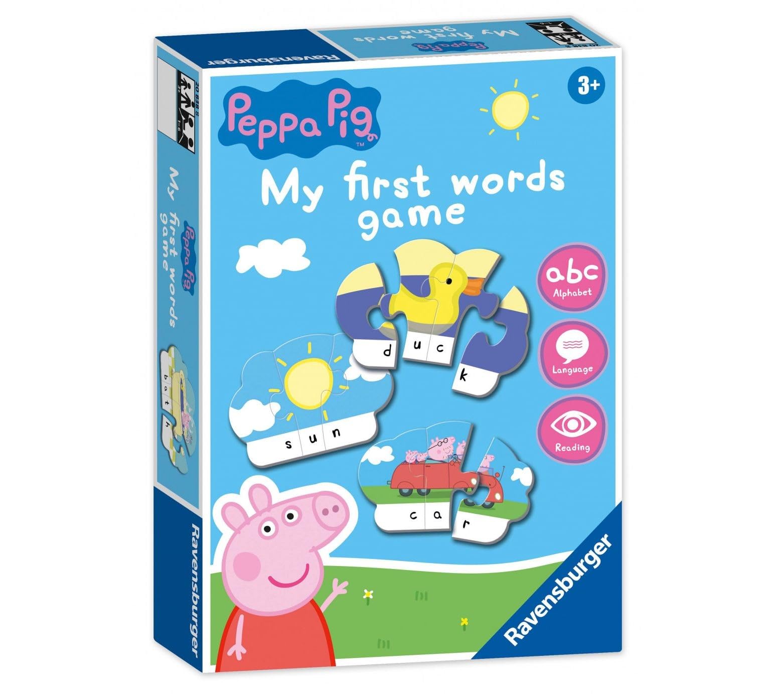 Amazon.com: Ravensburger Peppa Pig My First Word Educational Games for ...