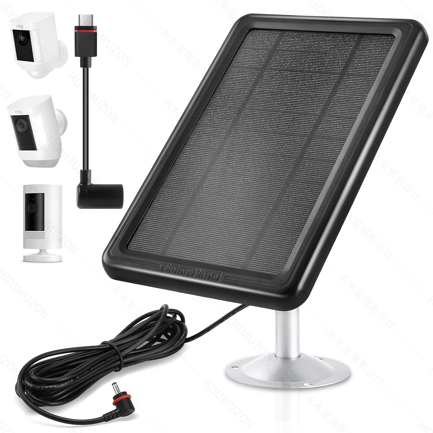 Amazon.com: Solar Panel Camera Charger, Solar Charger Compatible with ...