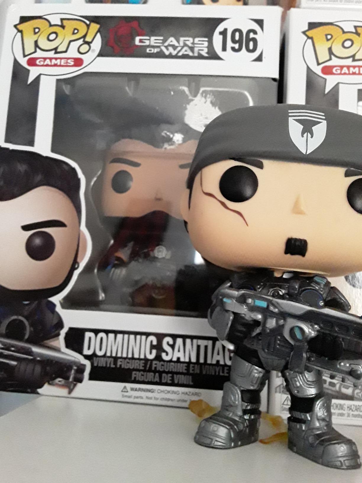 Amazon.com: Funko POP Games Gears of War Dominic Santiago Action Figure ...