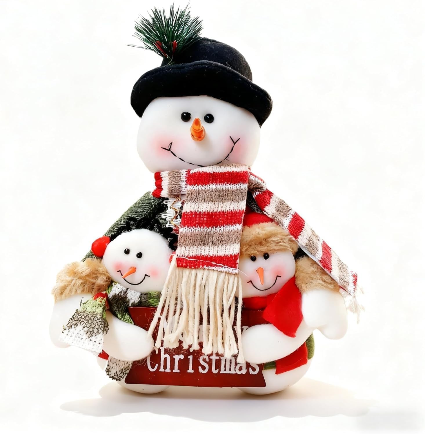 Amazon.com: BCNNQS-X 2025 New Christmas Snowman Decor Indoor, 12in ...