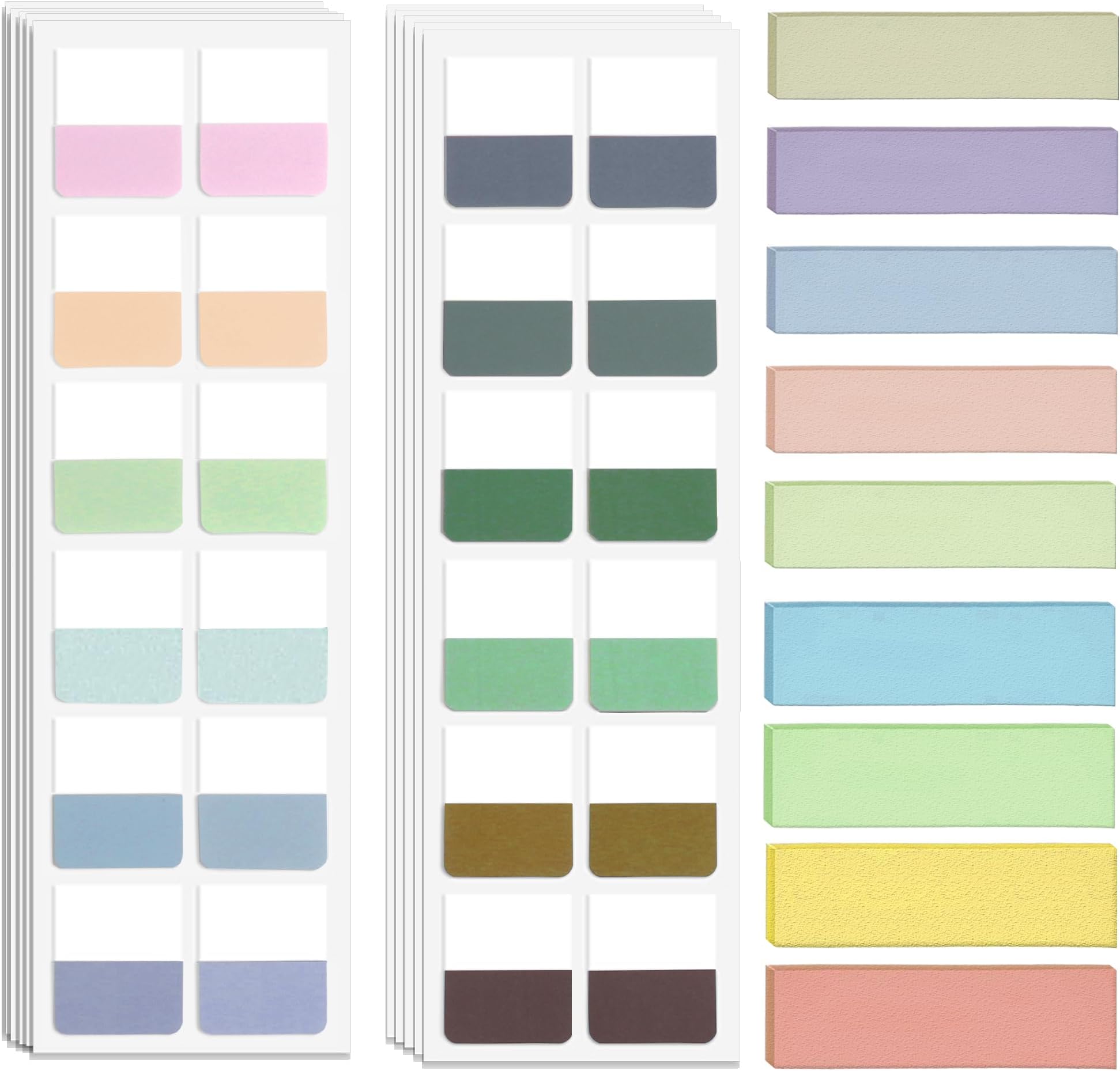 Amazon.com : Potanro Small Sticky Notes Colourful Book Tabs Small Self ...