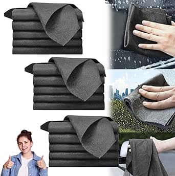 Magic Cleaning Cloths - Streak Free Microfiber Wipes, Window Cleaning ...