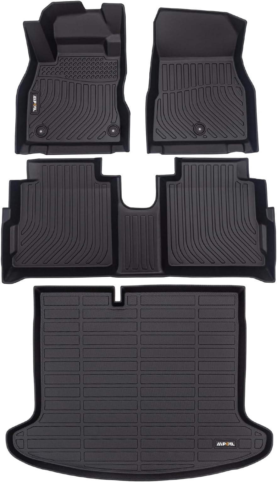 Amazon.com: AIPOIL® Floor Mats & Cargo Liner Set for Nissan Kicks 2024 ...
