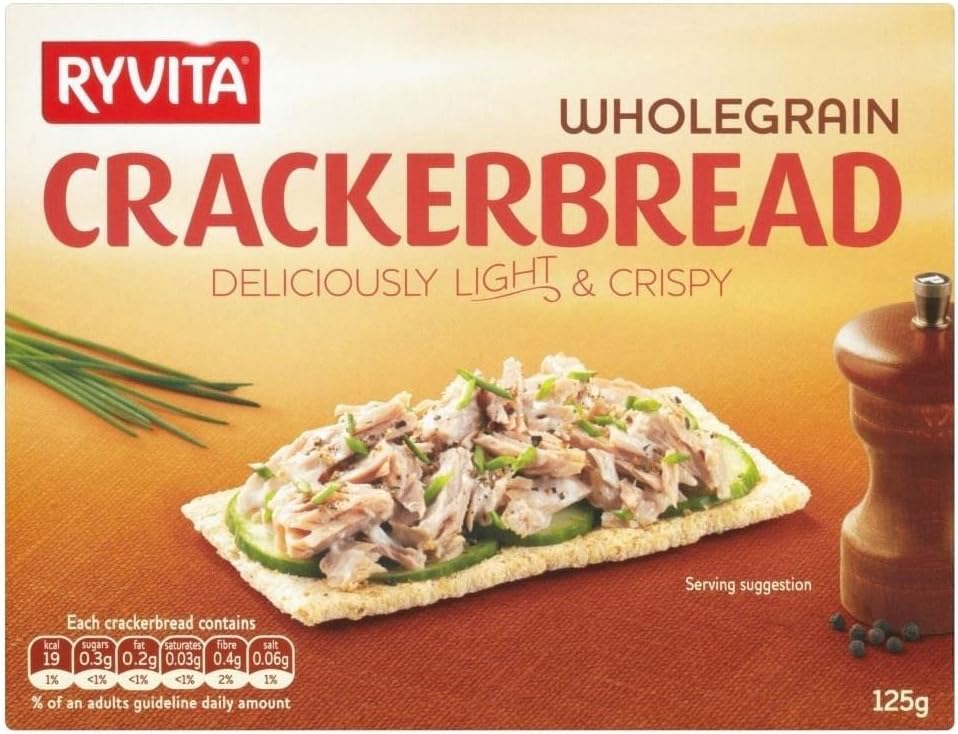Ryvita Wholegrain Crackerbread (125g) : Amazon.co.uk: Grocery