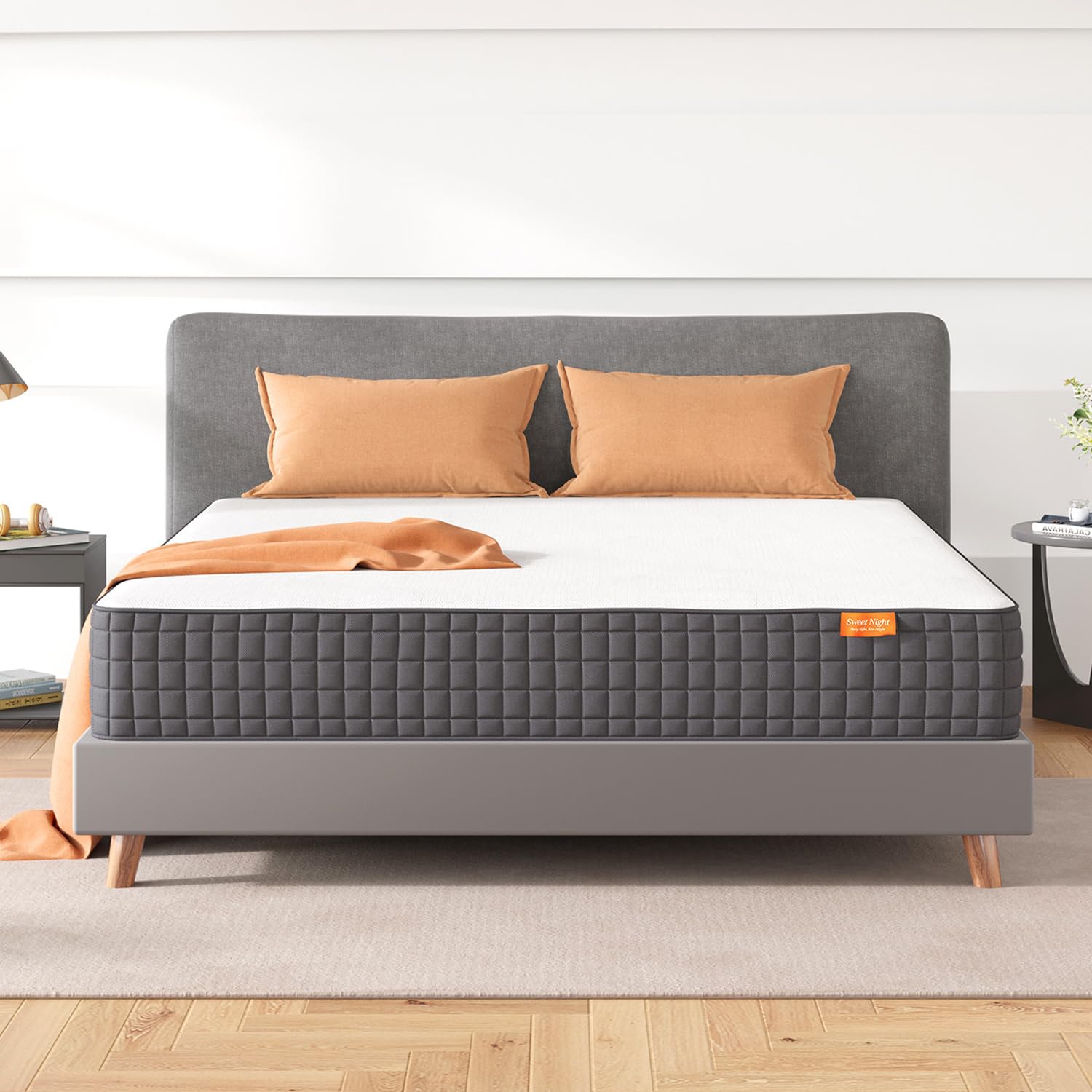 Amazon.com: Sweetnight King Size Mattress, 10 Inch King Memory Foam ...